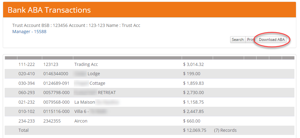 How to generate an ABA file – BookingTrust