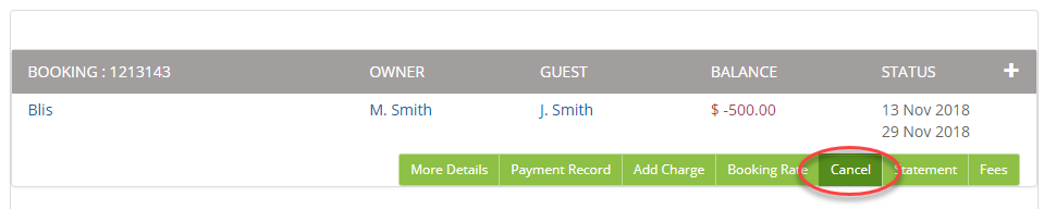How to cancel a booking – BookingTrust